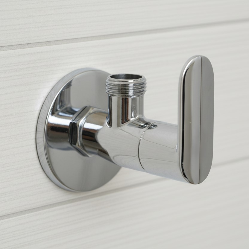 AT-03 WALL MOUNTED BRASS ANGLE VALVE ,ANGLE STOP COCK - Xyloan